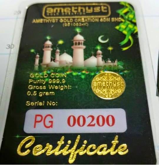 EMAS POWER GOLD MASA INI KITA SIMPAN MULA 05/05/2015