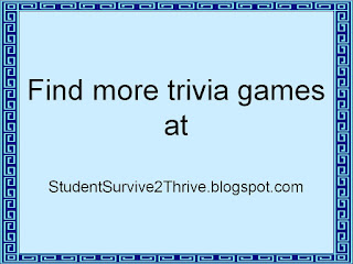 Student Survive 2 Thrive: North Carolina State Parks Trivia Game