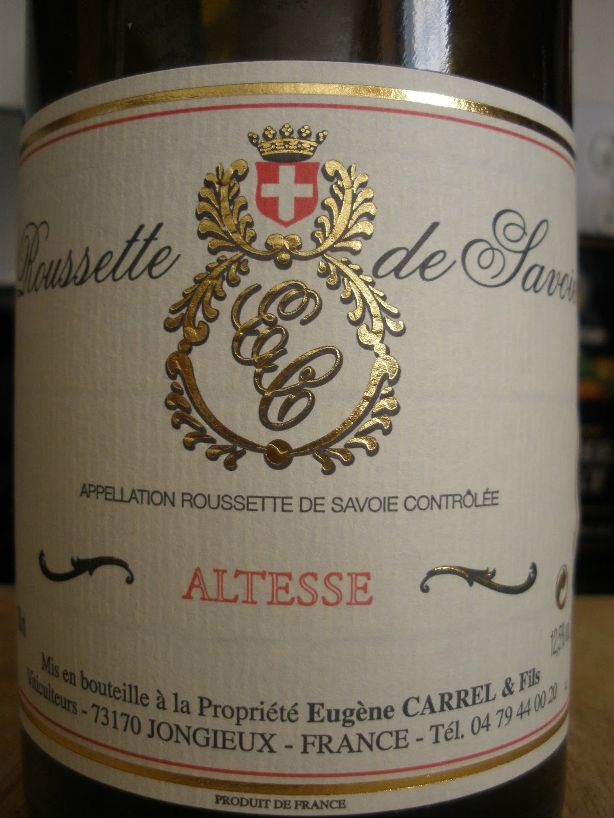 Fringe Wine: Altesse/Roussette - Jongieux, Savoie & Montagnieu, Bugey ...