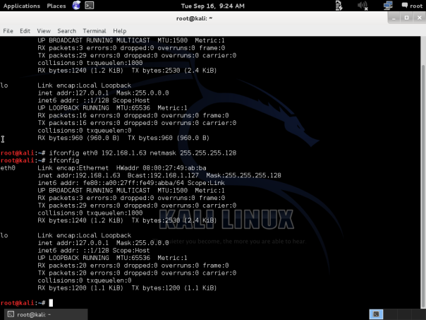 Try: Port Scanning nmap pada kali Linux
