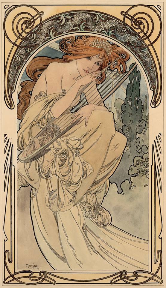 Alphonse Maria Mucha Biography... - Woman With View.-E. A.
