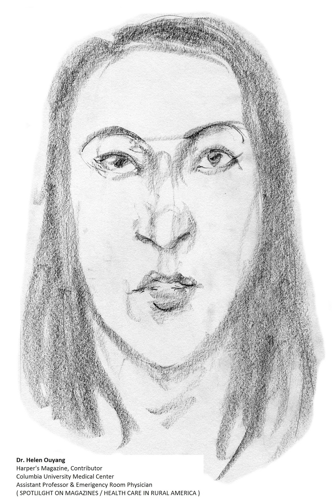 daily drawings: Dr. Helen Ouyang