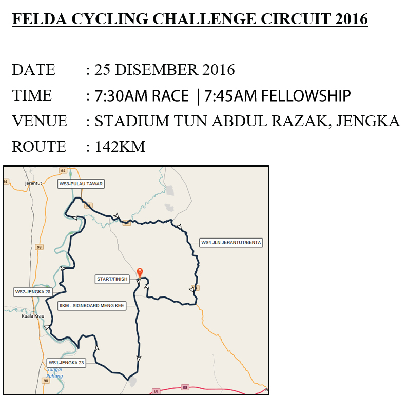 FELDA CYCLING CHALLENGE CIRCUIT 5/2016