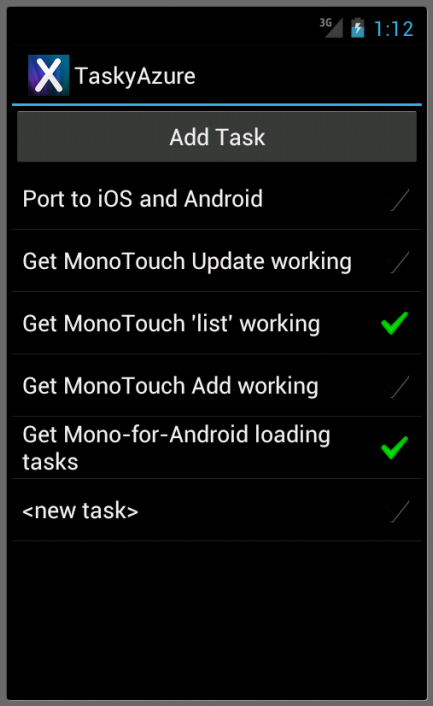 Conceptdev Craig Dunn S Blog Microsoft S Azure Mobile Services And Mono For Android