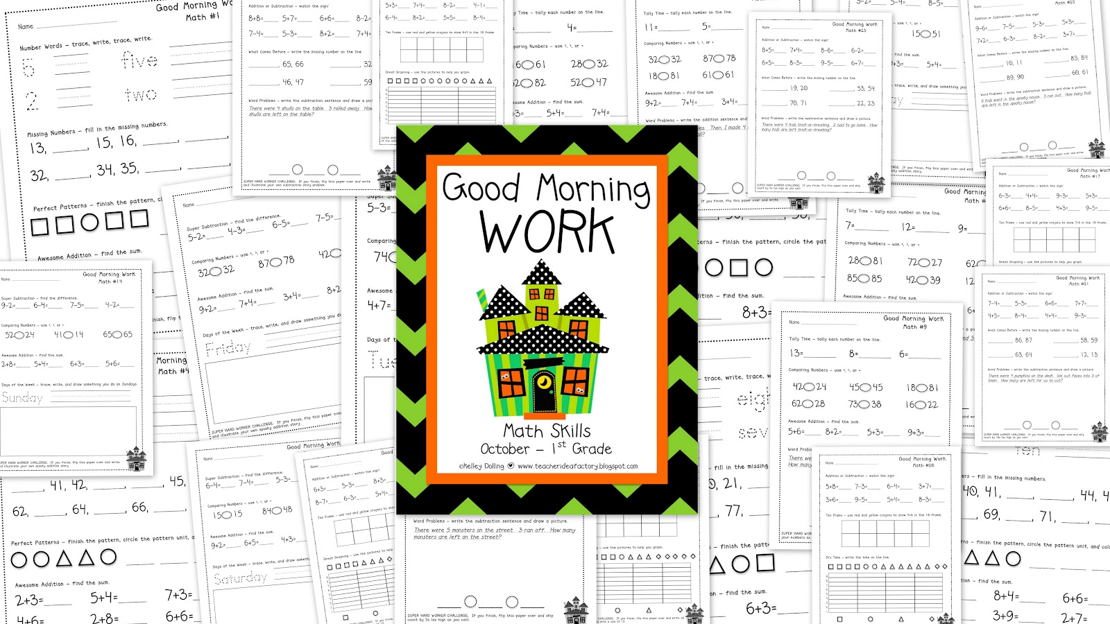 COLUMBUS FUN + GOOD MORNING WORK MATH + FREEBIES - Teacher Idea Factory