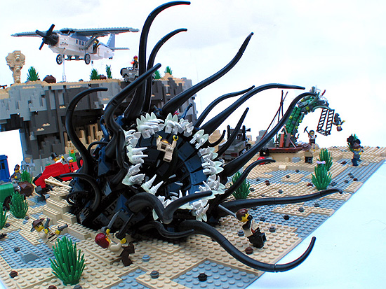 LEGO Monsters and Aliens Sculptures