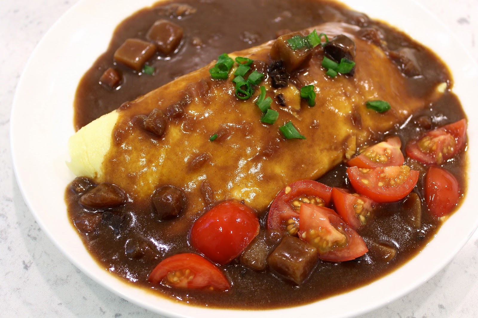 Christine's Kitchen Diary: Japanese Curry Omurice
