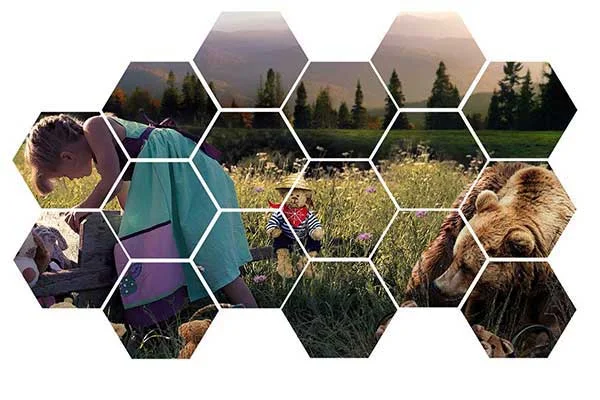 PhotoEffect: Turn a Photo to a Collage of Hexagons in Photoshop