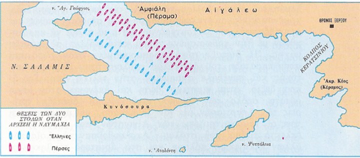 Η ΝΑΥΜΑΧΙΑ ΤΗΣ ΣΑΛΑΜΙΝΑΣ 480 π.Χ.