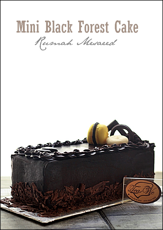 Welcome to Teawe's blog: Mini Black Forest Cake