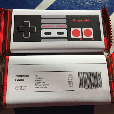 Xbox Controller Sugar Cookies and Nintendo Chocolate Bars