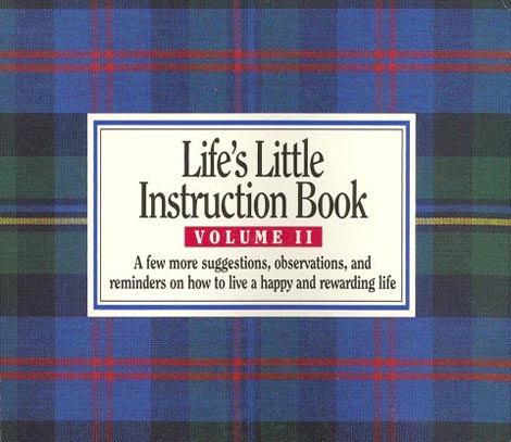 Life's Little Instruction Book | Volume II, pages 42 and 43 | Content ...