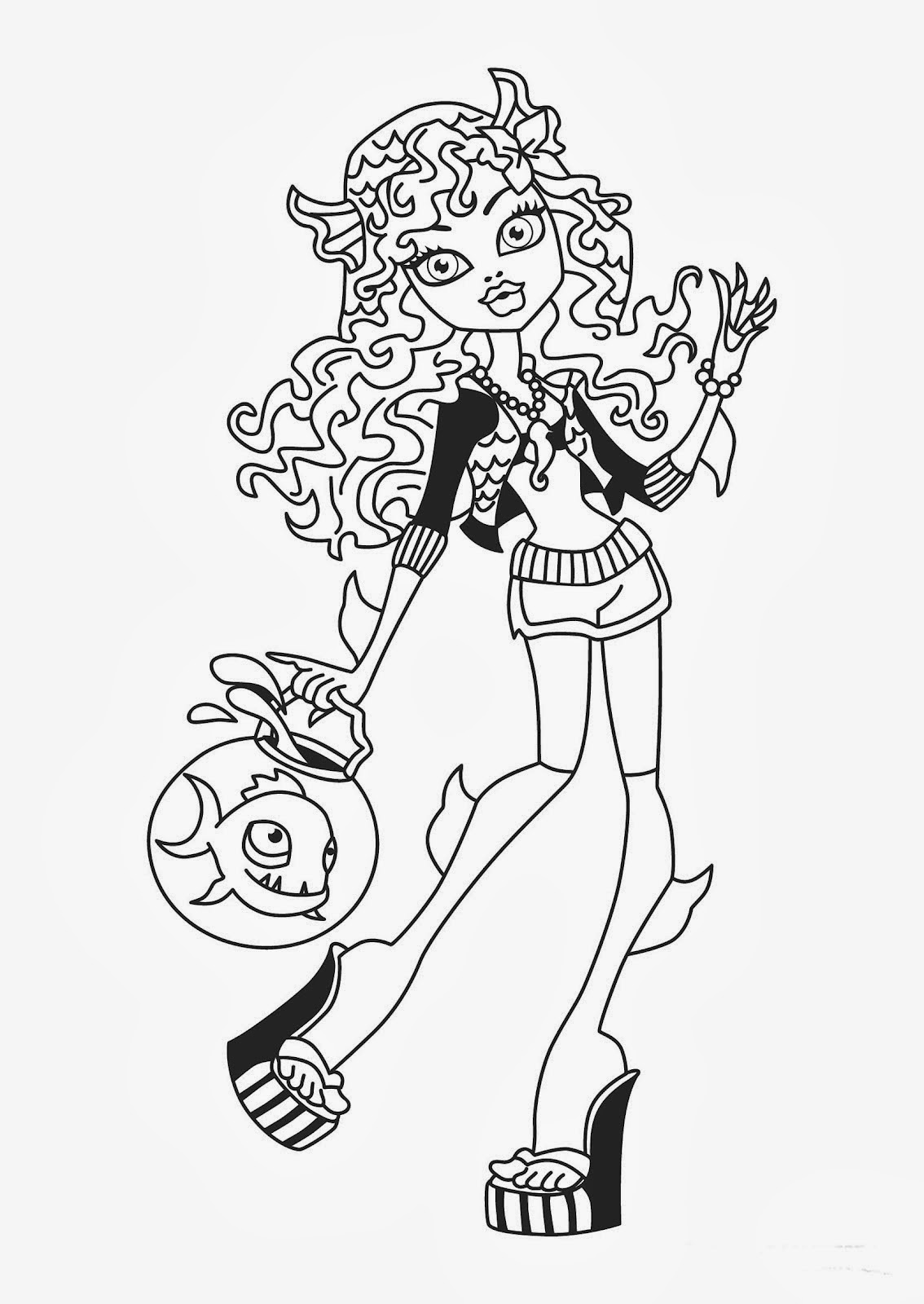 Baú da Web: Monster High desenhos para colorir