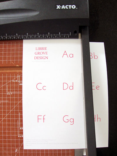 Libbie Grove Design: Free Printable: Alphabet Flashcards