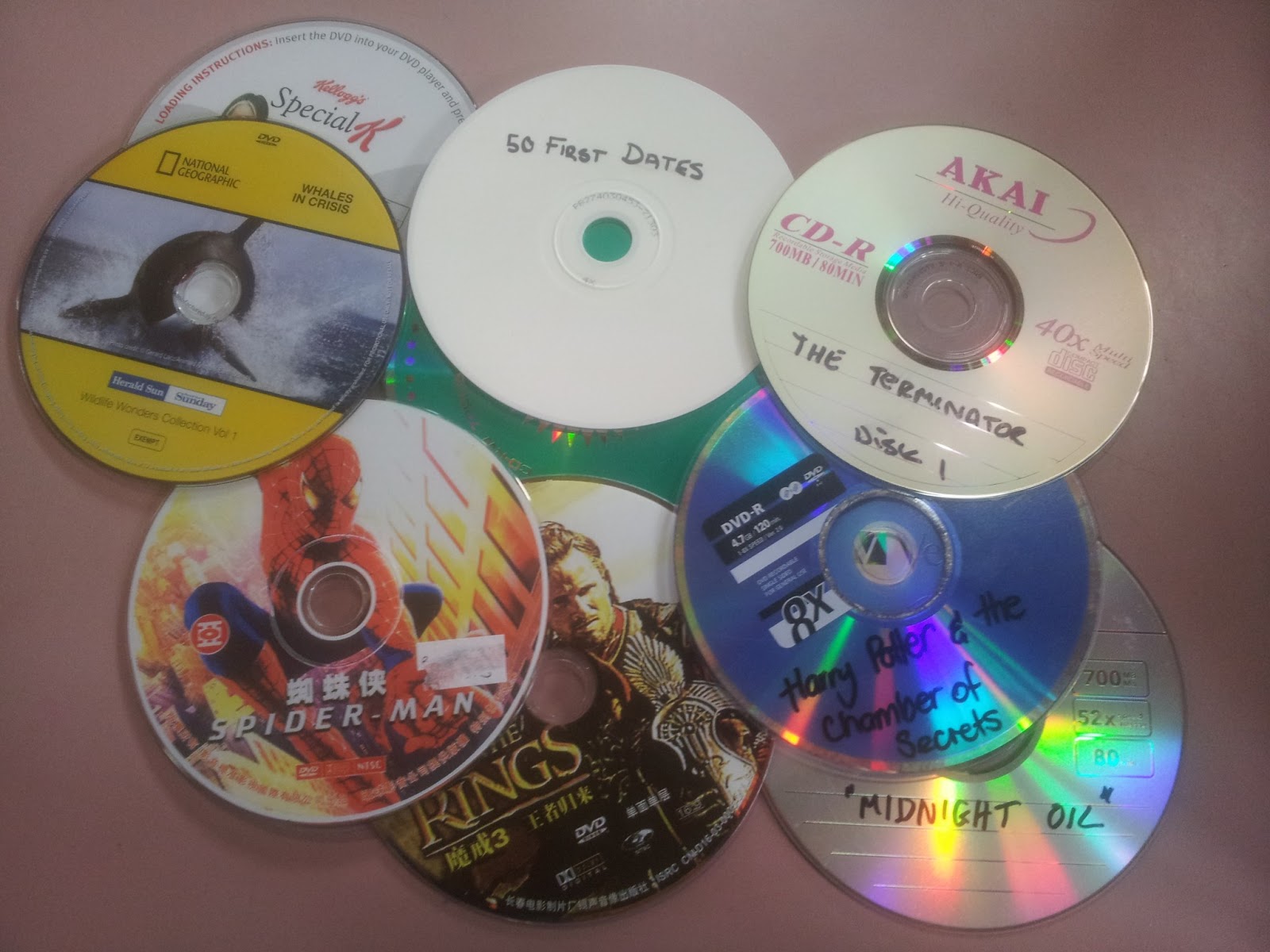 Once Upon an Op Shop: Repurposing old CD’s and DVD’s