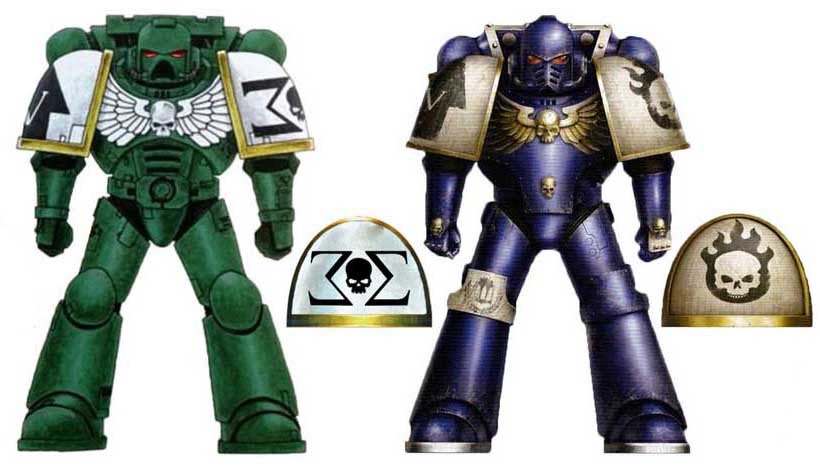 Space Marine Painting Competition - paint in progress