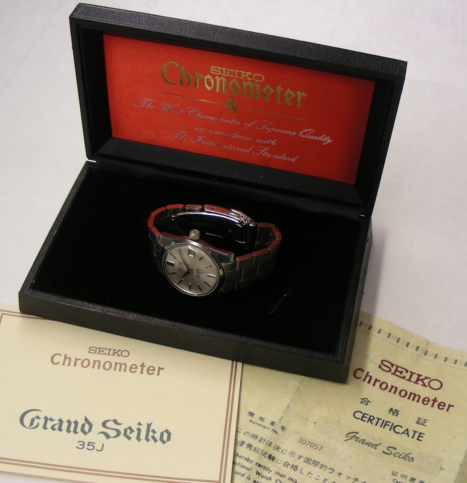 Harry's Vintage Seiko Blog: The 1964 Grand Seiko Chronometer Box ...