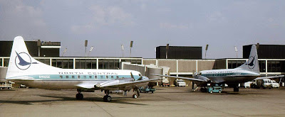 Airlines Past & Present: North Central Airlines Route Map & Aircraft