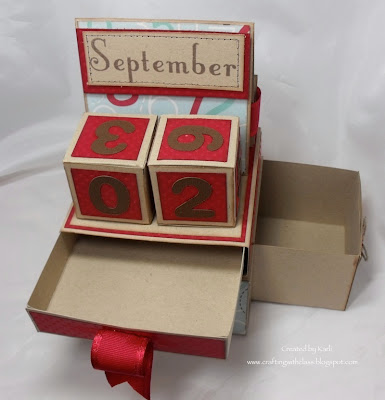 Crafting with Class: Teacher Gifts- Calendar Cube