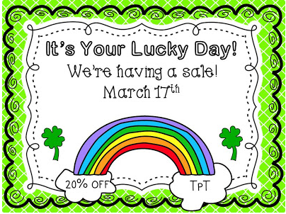 Teaming Up To Teach: It's your lucky day!