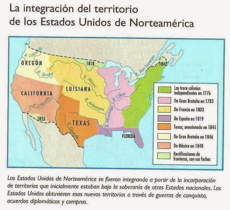 creartehistoria: La expansión hacia el Oeste de Norteamérica