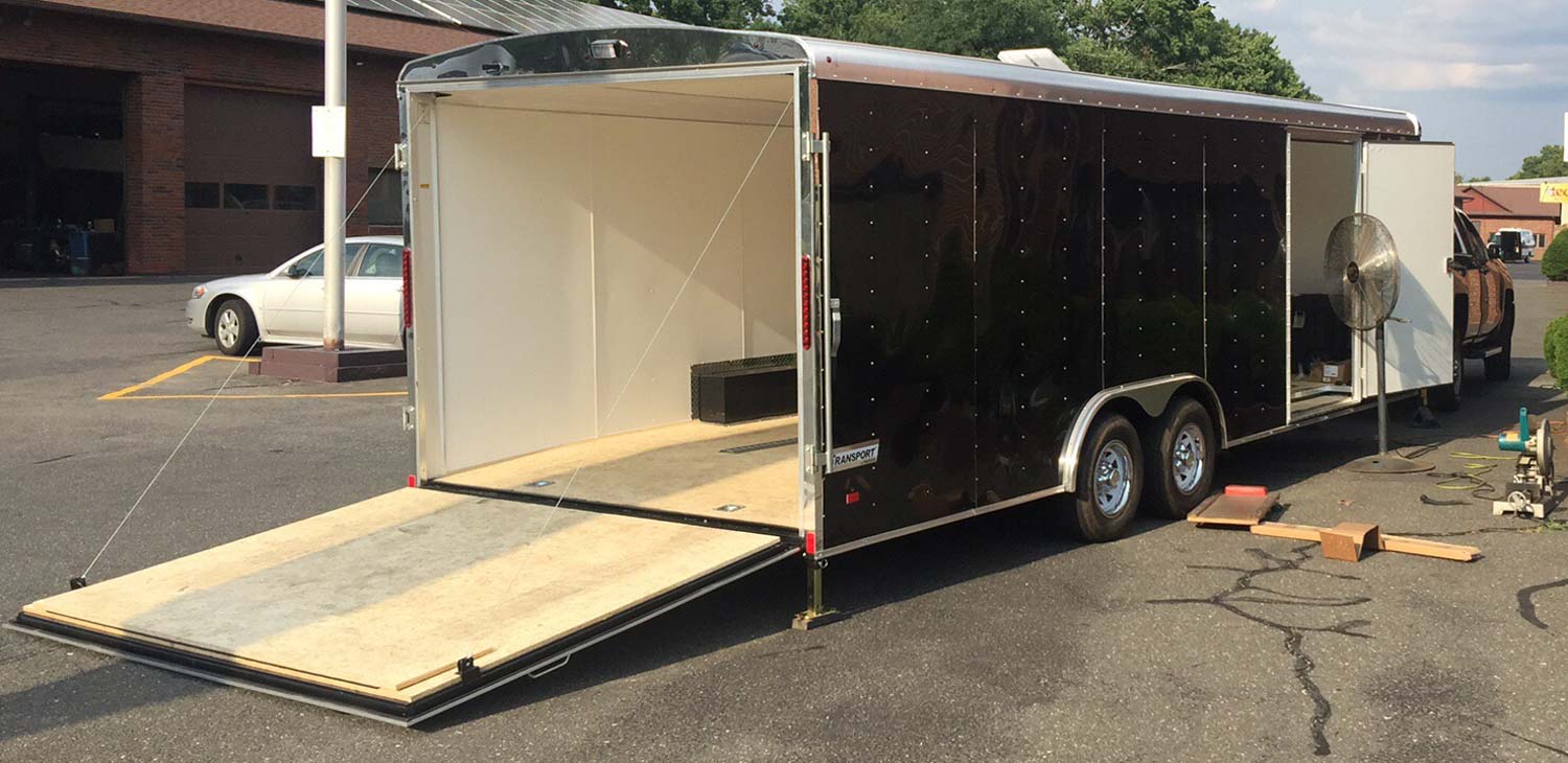 Using a closed trailer to move collector cars - JE Robison Service ...
