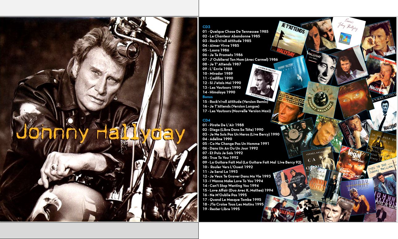 MUSICOLLECTION: JOHNNY HALLYDAY - Anthologie 1980 - 2015 - 2017