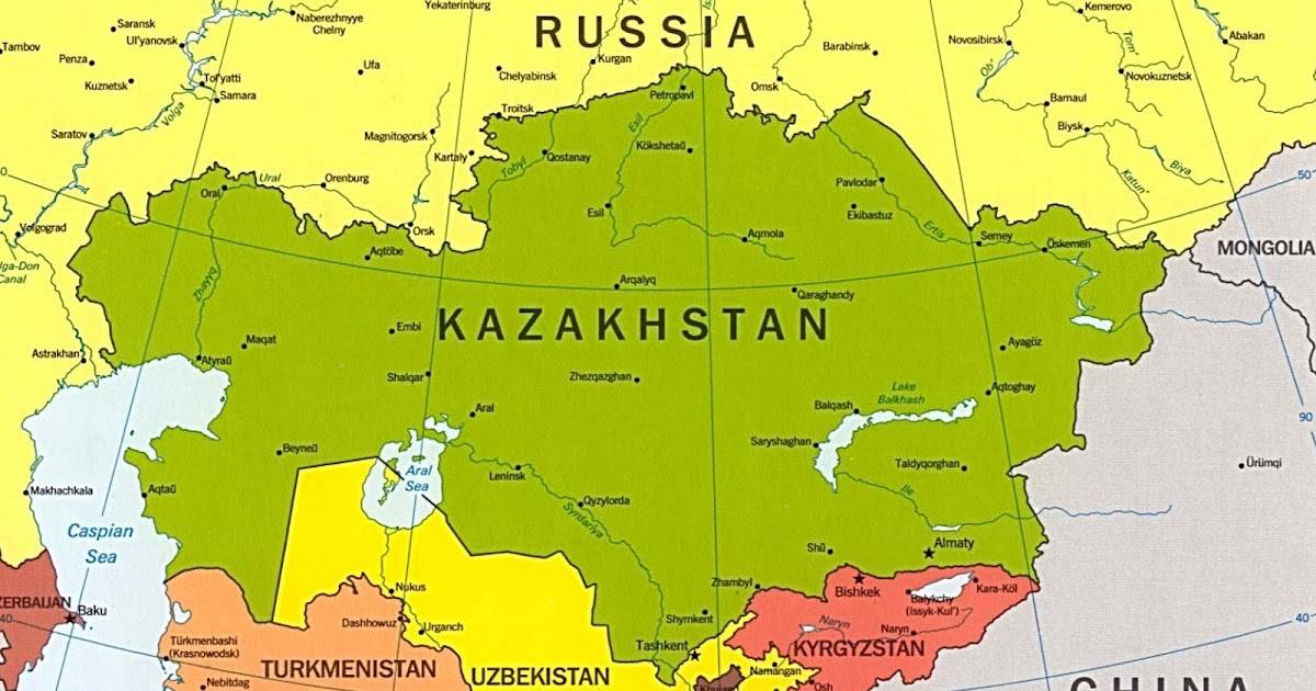 6 Negara di Asia Tengah serta Ibukotanya 2007 ~ Ruana Sagita