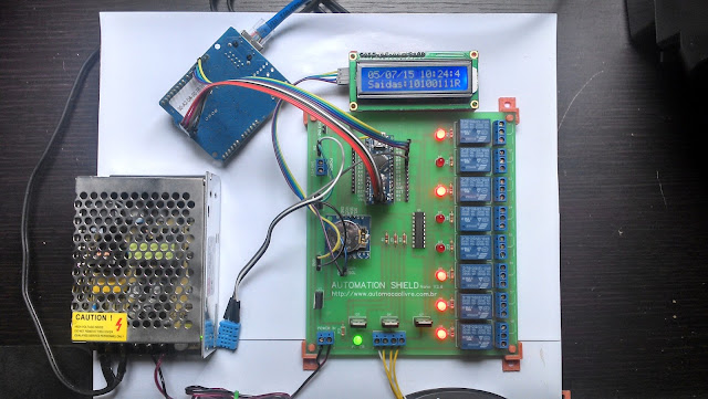 AUTOMAÇÃO COM ARDUINO, ETHERNET, RTC, LCD E DHT11 | WIZnet Museum