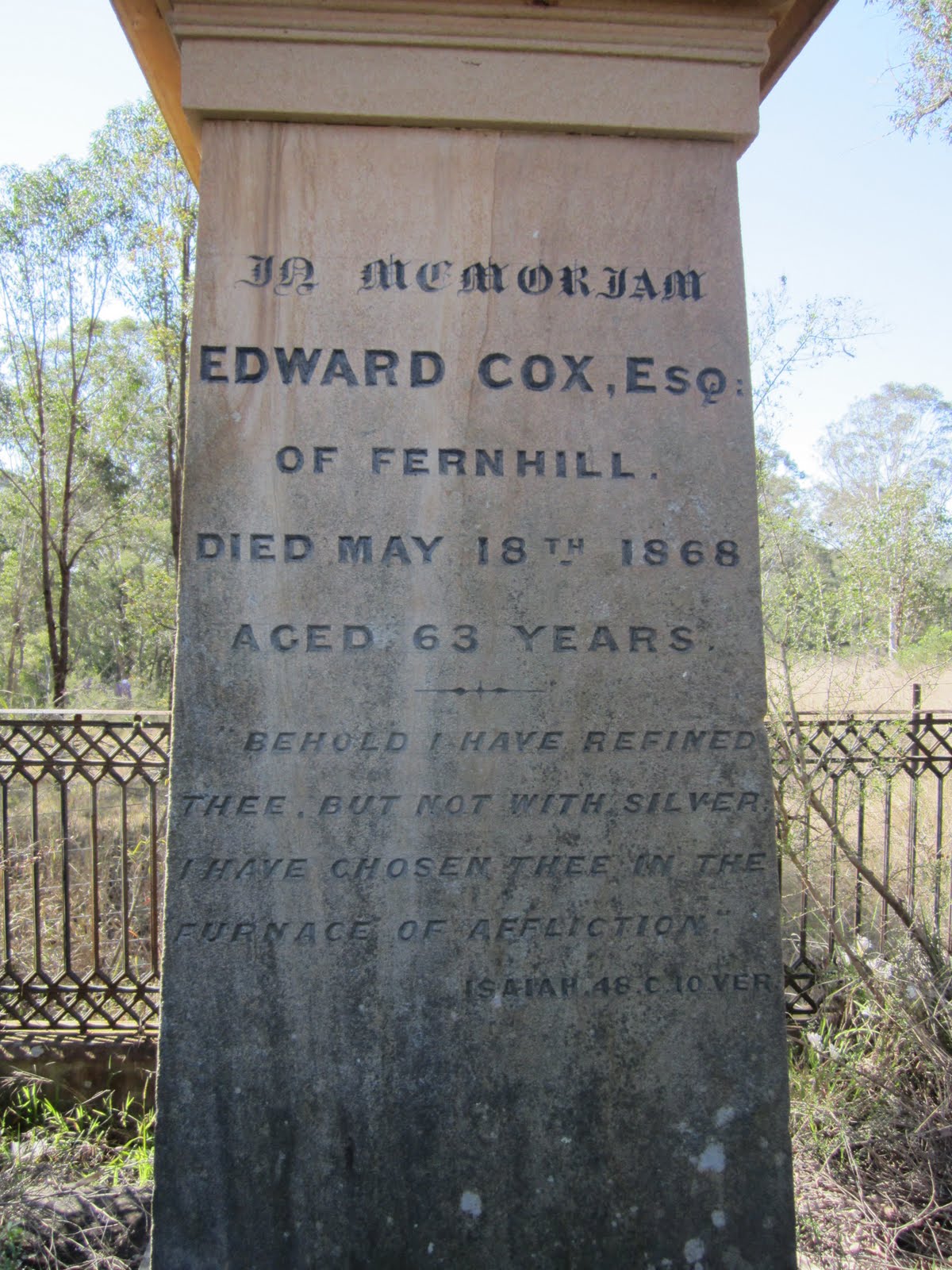 History Services Blog: St Thomas' Church Mulgoa - Two Coincidences