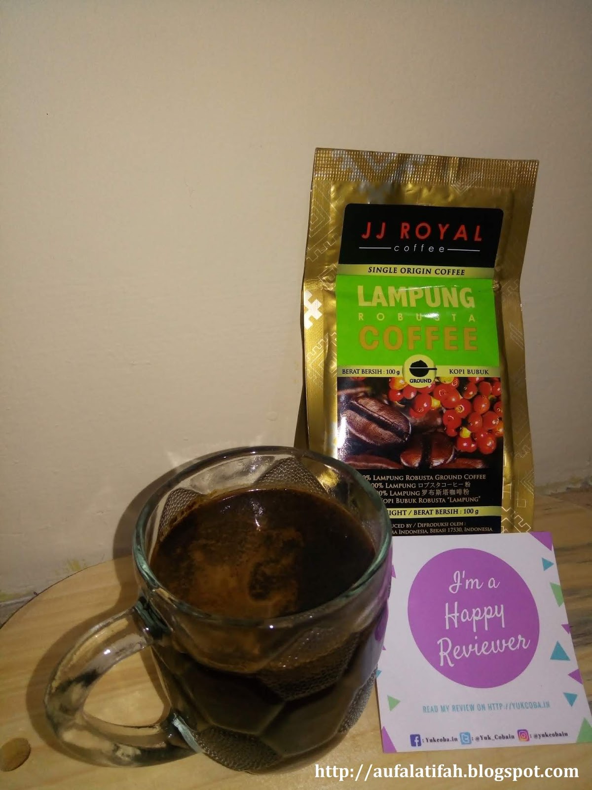 Review JJ Royal Coffee Robusta Lampung: Aromanya Terngiang
