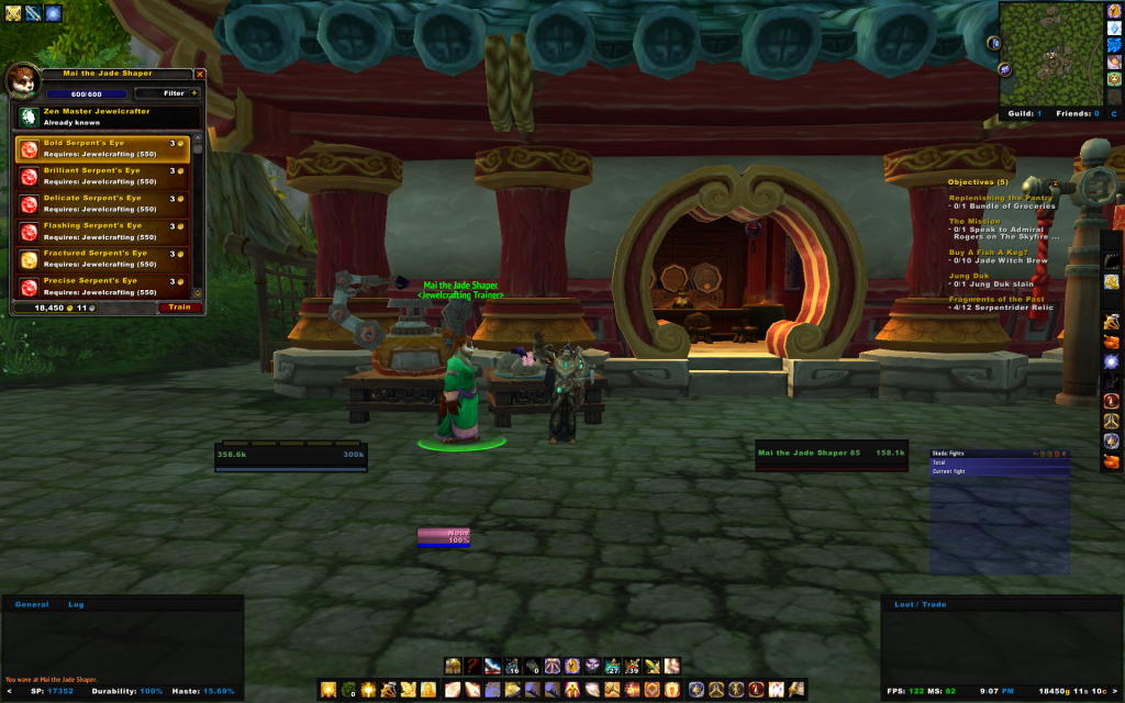 Master of World of Warcraft : Spirit of Harmony Optimizer Spreadsheet