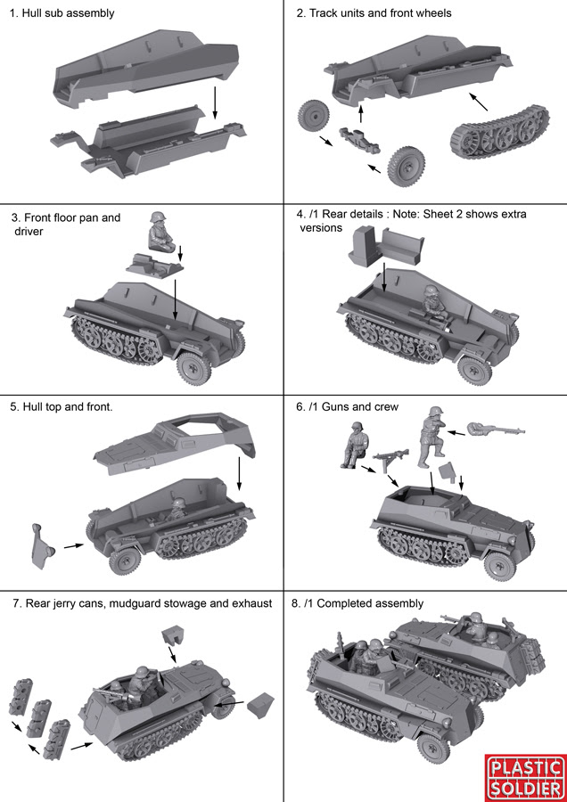 Tabletop Fix: The Plastic Soldier Company - New 1/72nd SdKfz 250 "alte ...