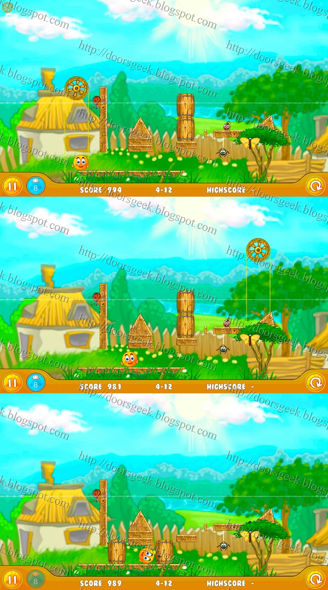 Cover Orange Level 4-12 Solution ~ Doors Geek