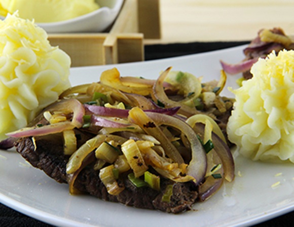 Bistec Encebollado | Recetas De Cocina - En La Olla