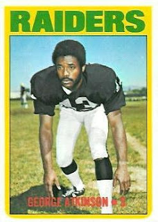 1972 Football Cards: Oakland Raiders