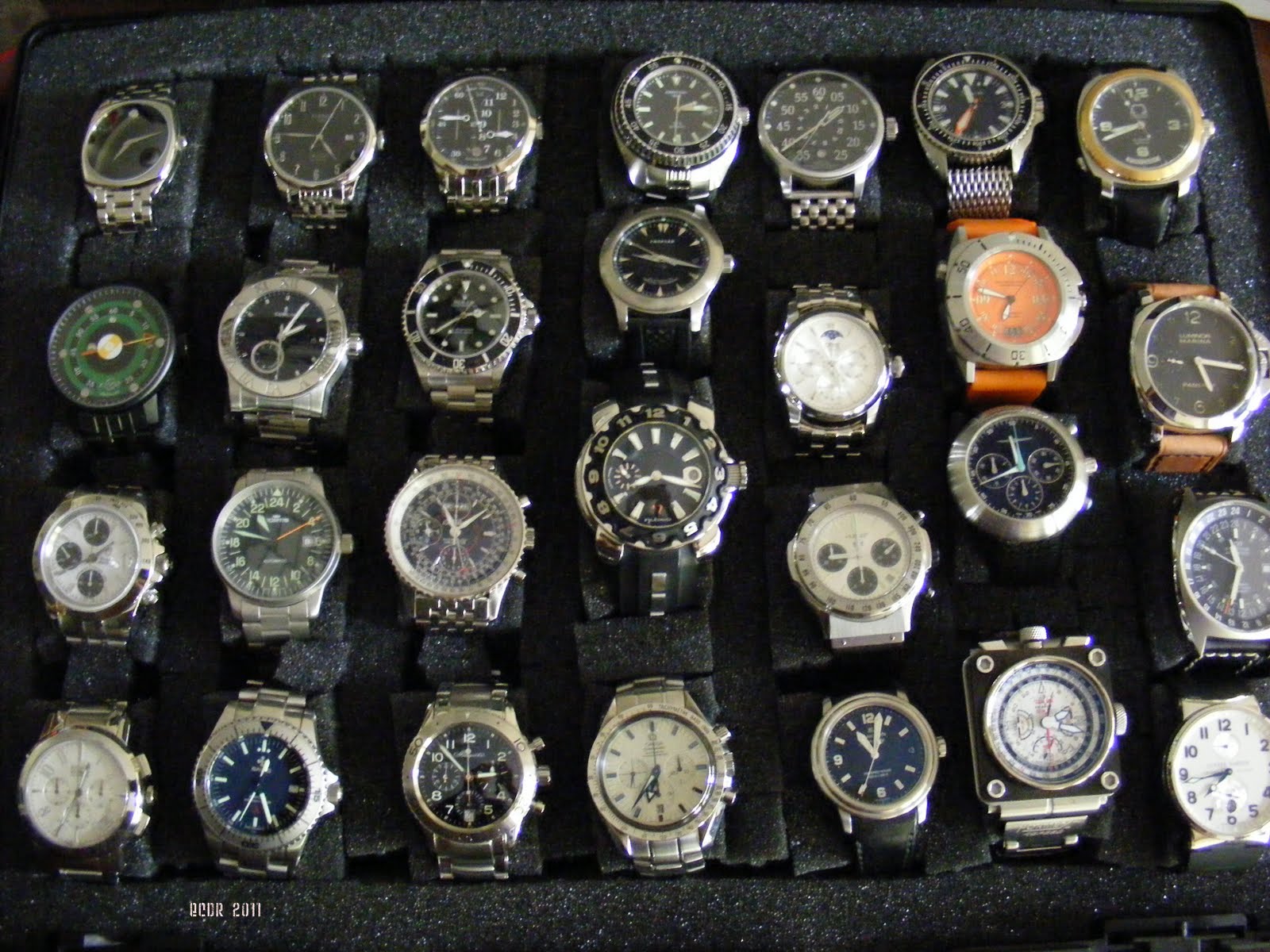 procoleccionismo: Una colección de relojes