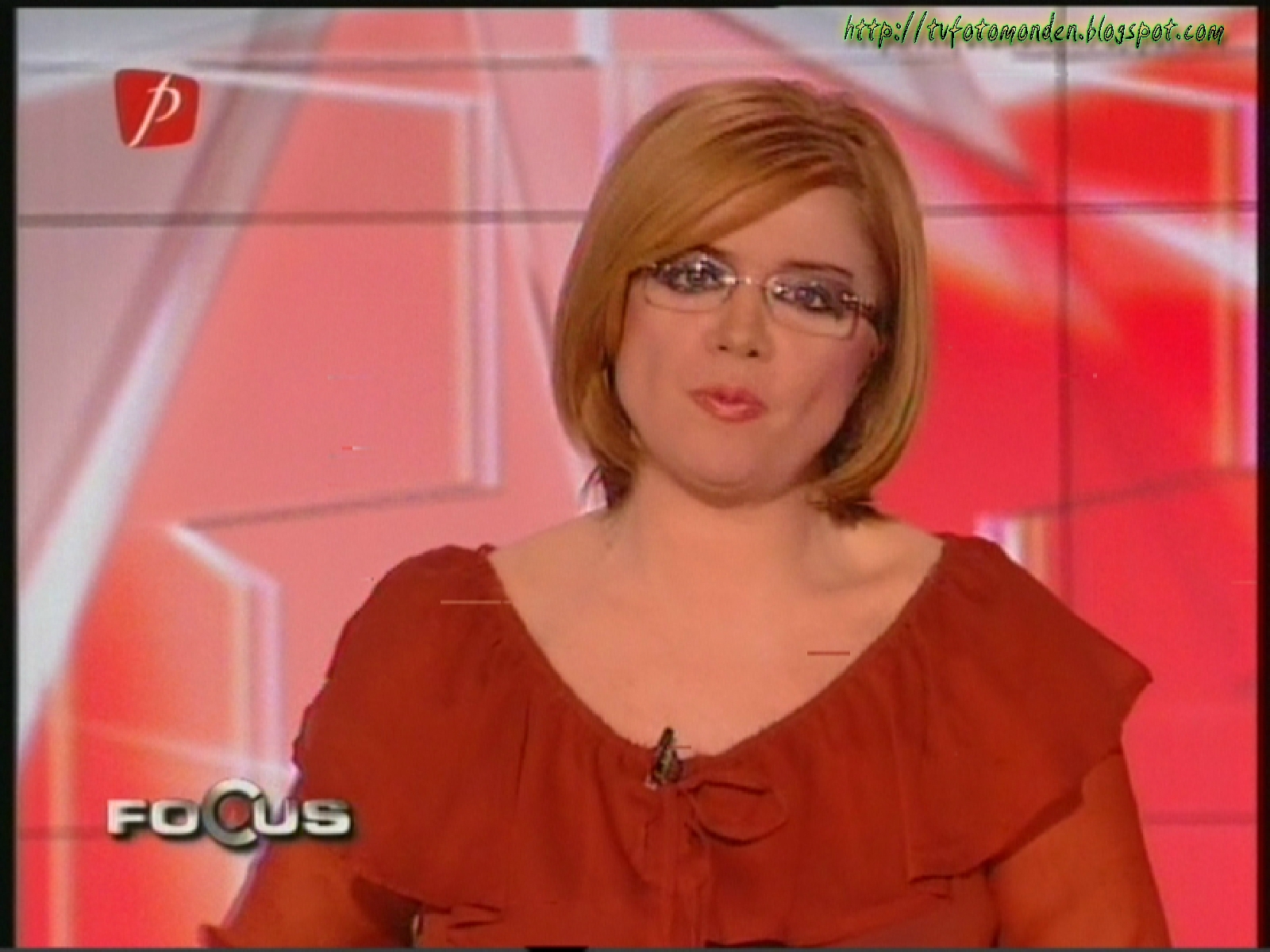 tv foto monden: Cristina Topescu - un Focus rosu la Prima TV