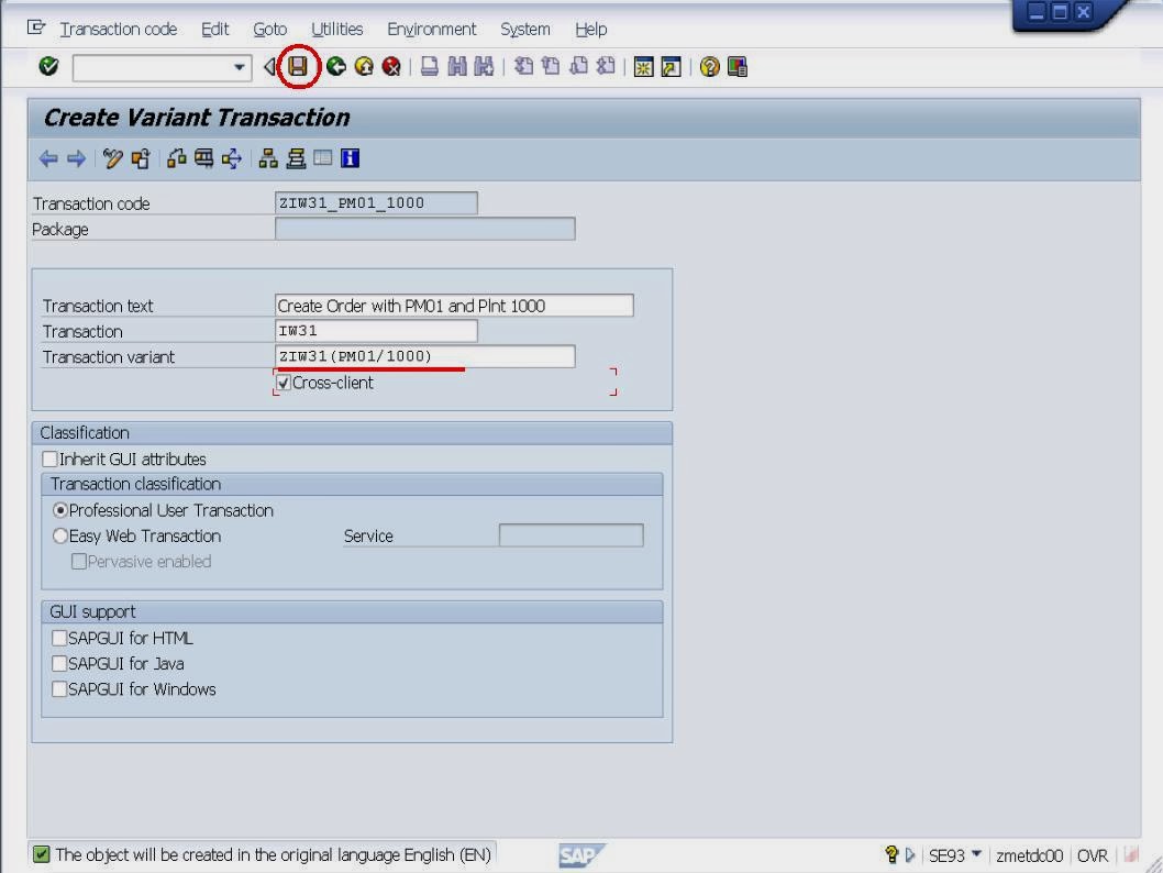 青蛙SAP分享 Froggy's SAP sharing: Tech10 Create Transaction Variant for IW31