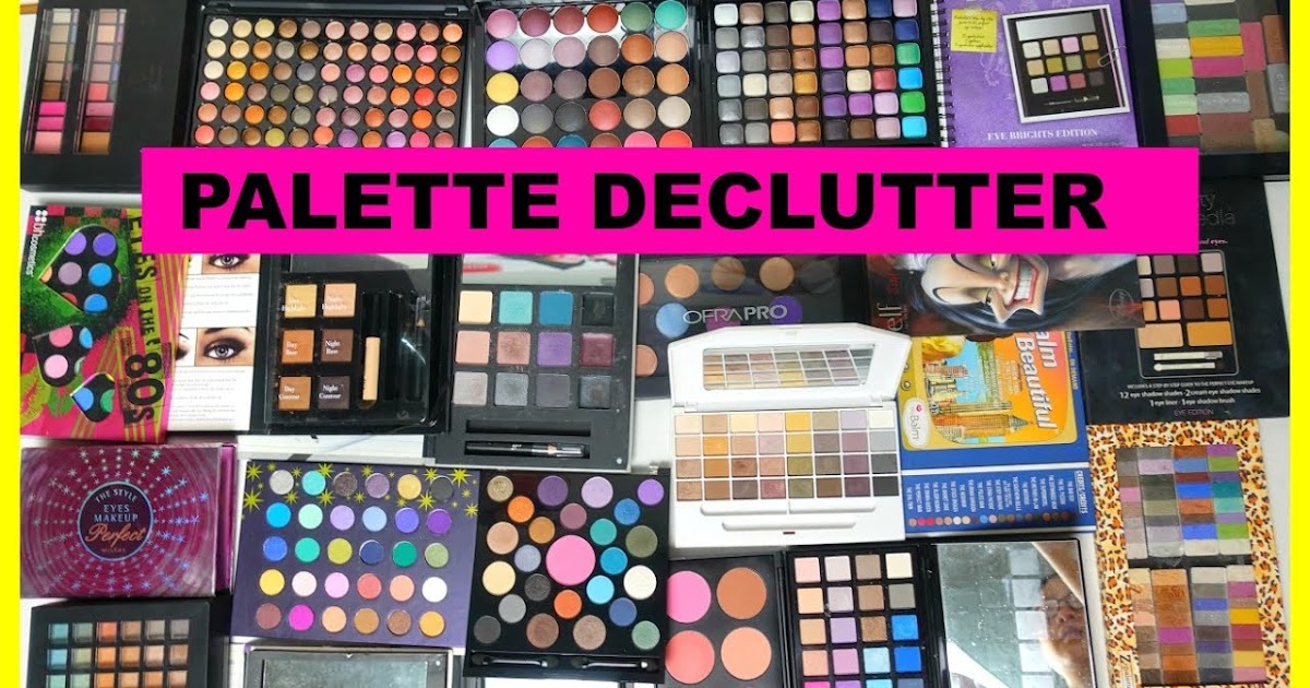 Diva Makeup Queen: Makeup Palette Collection & Declutter #1 | Daily Vlog 24
