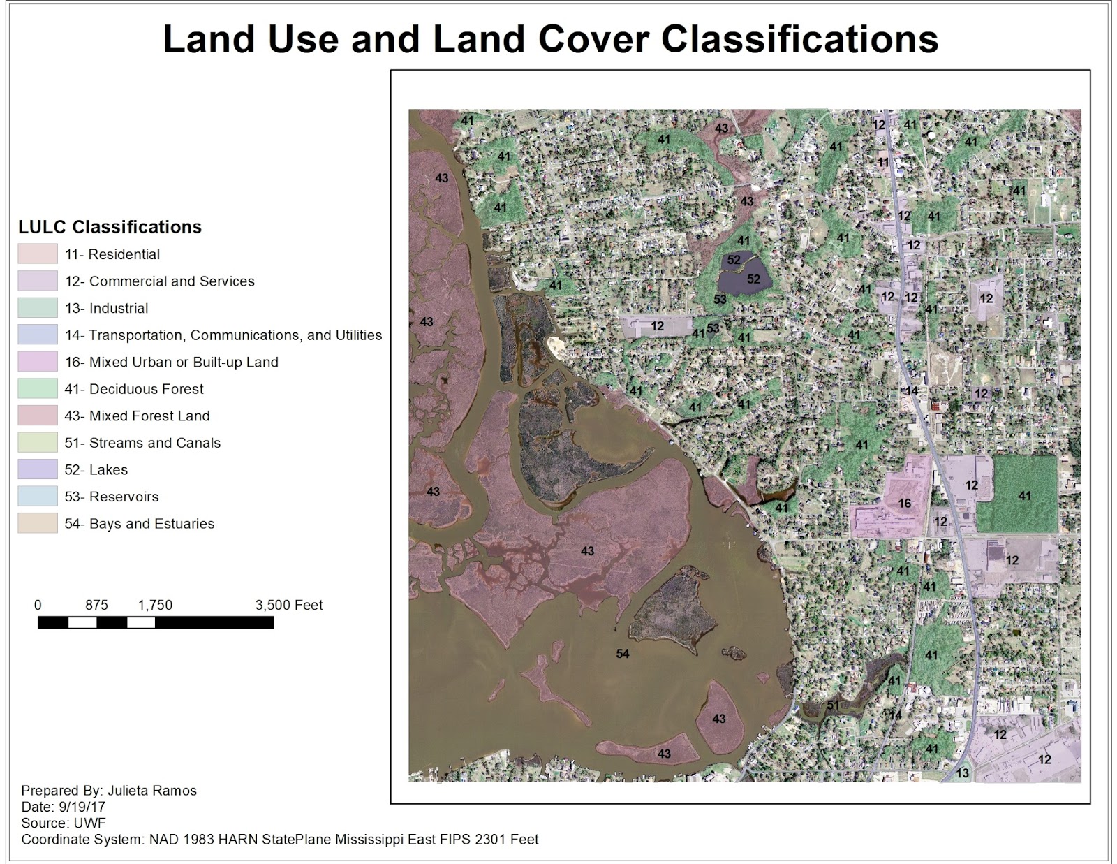 GIS4035 Module 3-- Land Use Land Cover Classification