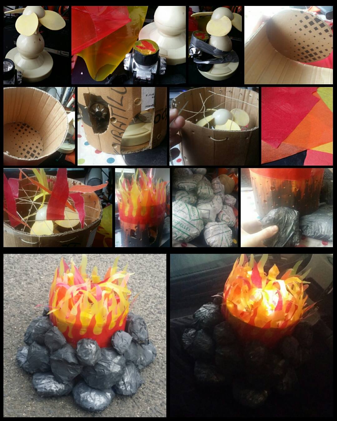 Fake fire prop - shining and moving - COSPLAY by GERMIA | Germia ...