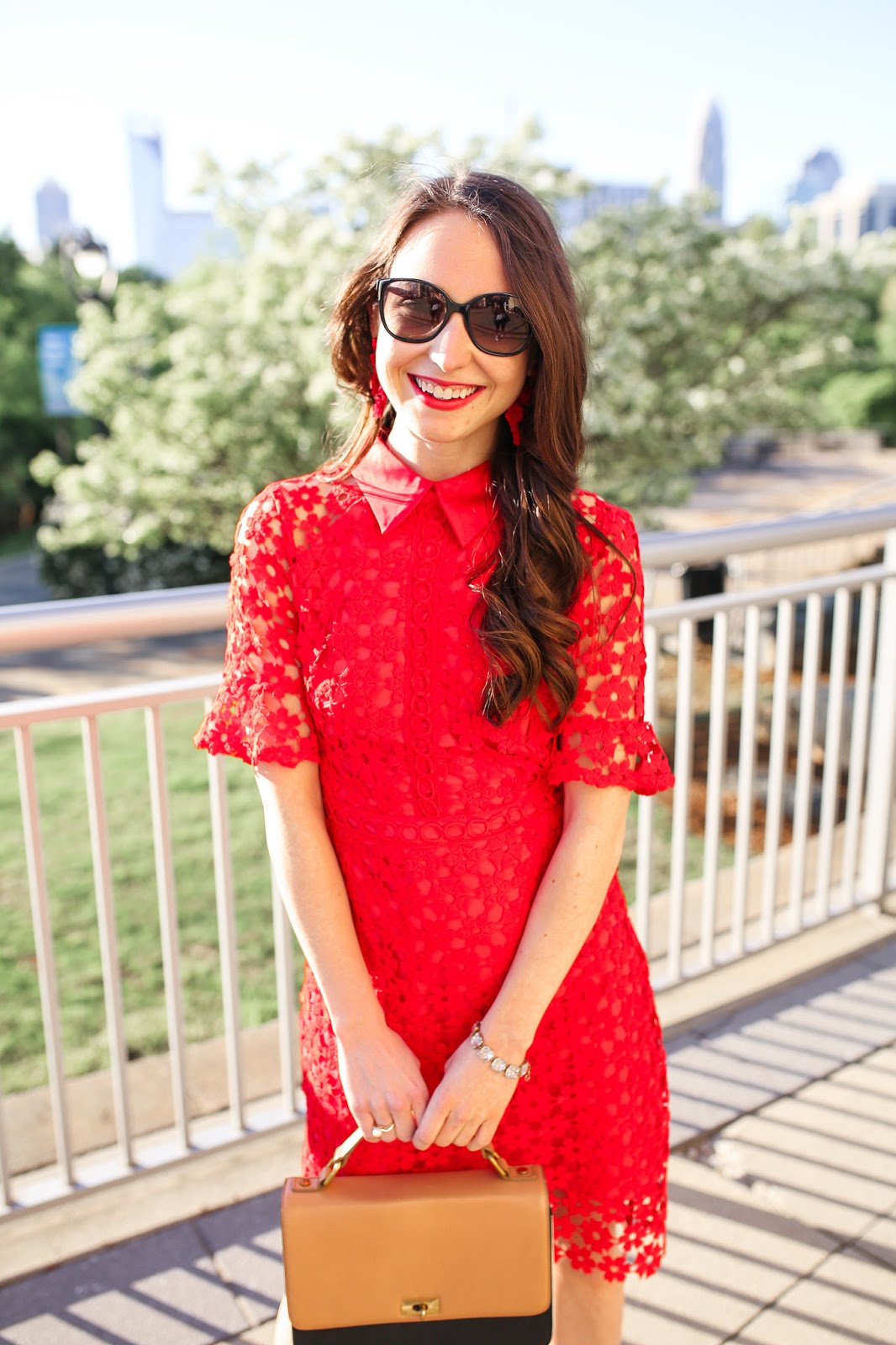 Red Crochet Dress | Caralina Style
