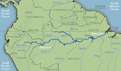 Lady Violet's Garden: Friday Fun Fact #3: The Amazon River