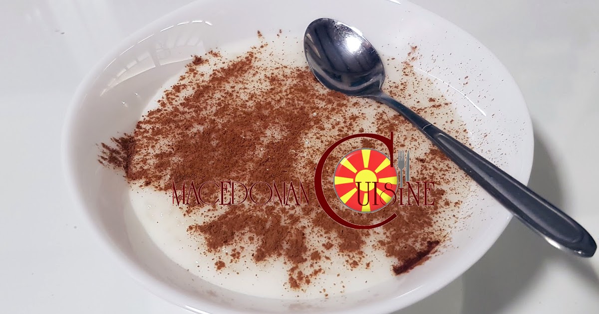 RICE PUDDING WITH COCONUT MILK (SUTLIJASH) ~ Macedonian Cuisine