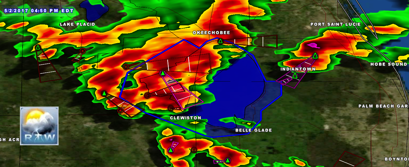 Ralph's Tropical Weather-RTW: STRONG STORM OVER LAKE OKEECHOBEE AND ...