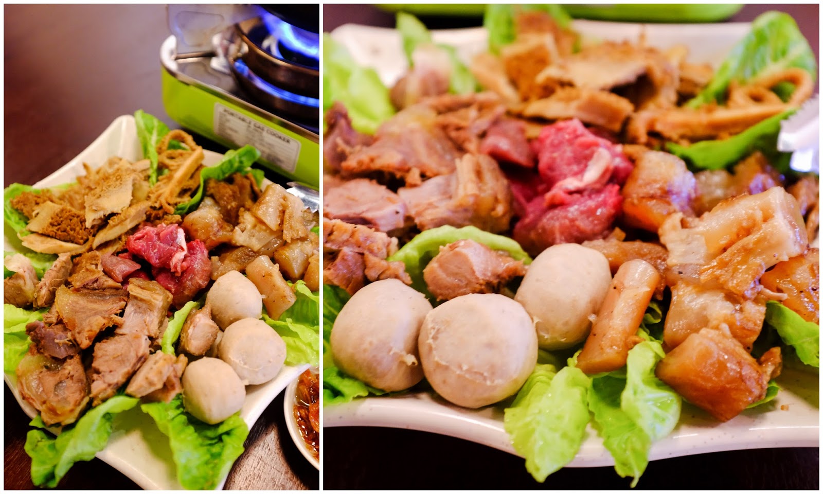 The variety of noodles is also noteworthy - thick & tender handmade mee ...