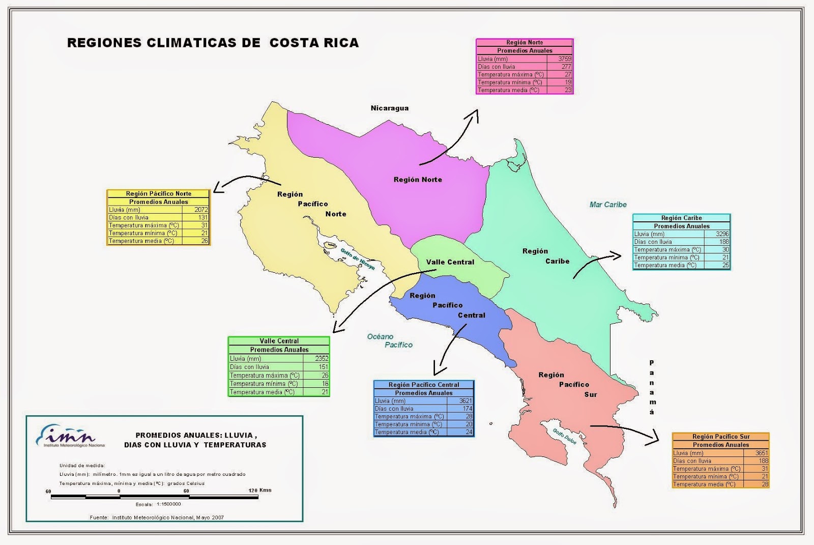 CLIMÁTICA DE COSTA RICA: abril 2015