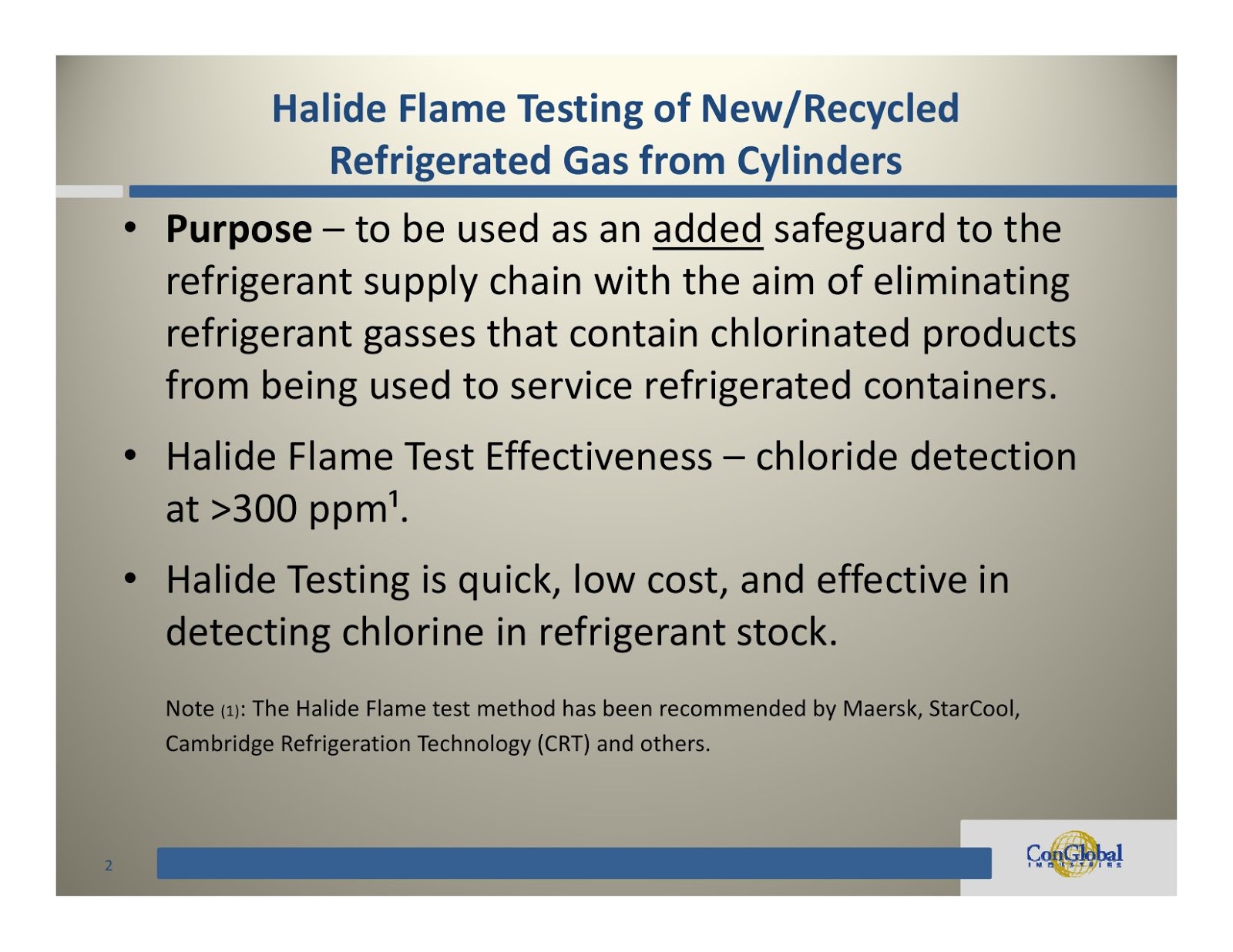 3. Refrigerated Cylinder Testing Procedures