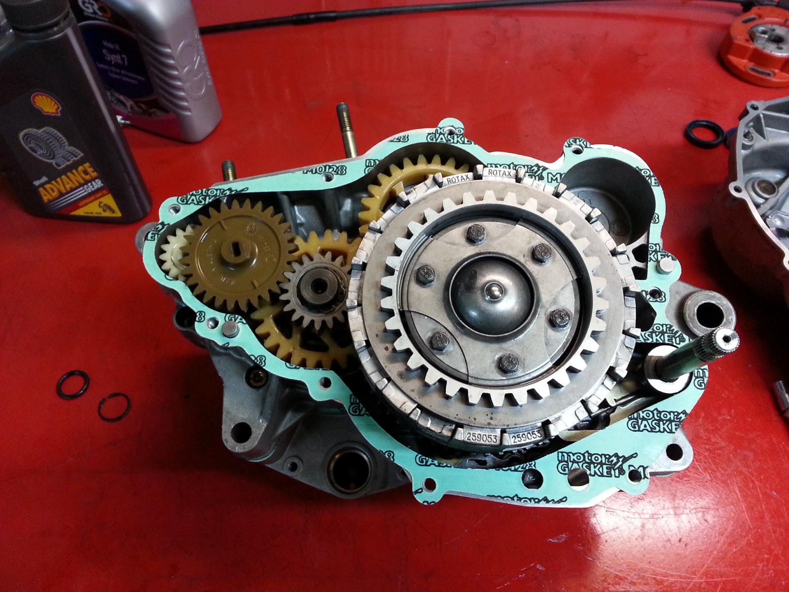 El blog de MMG: Reacondicionamiento motor Rotax 122 de Aprilia RS125 ...